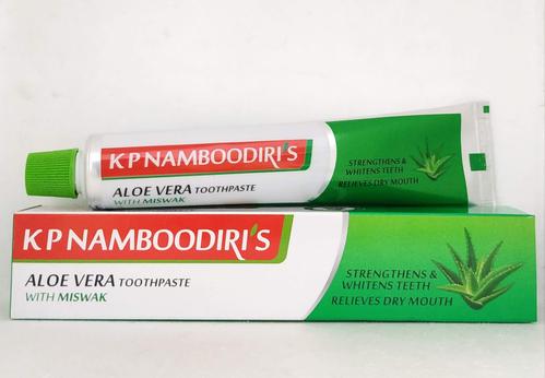 K.P. Namboodiri's Aloevera Toothpaste With Mishwak 100g — BasicBrowns