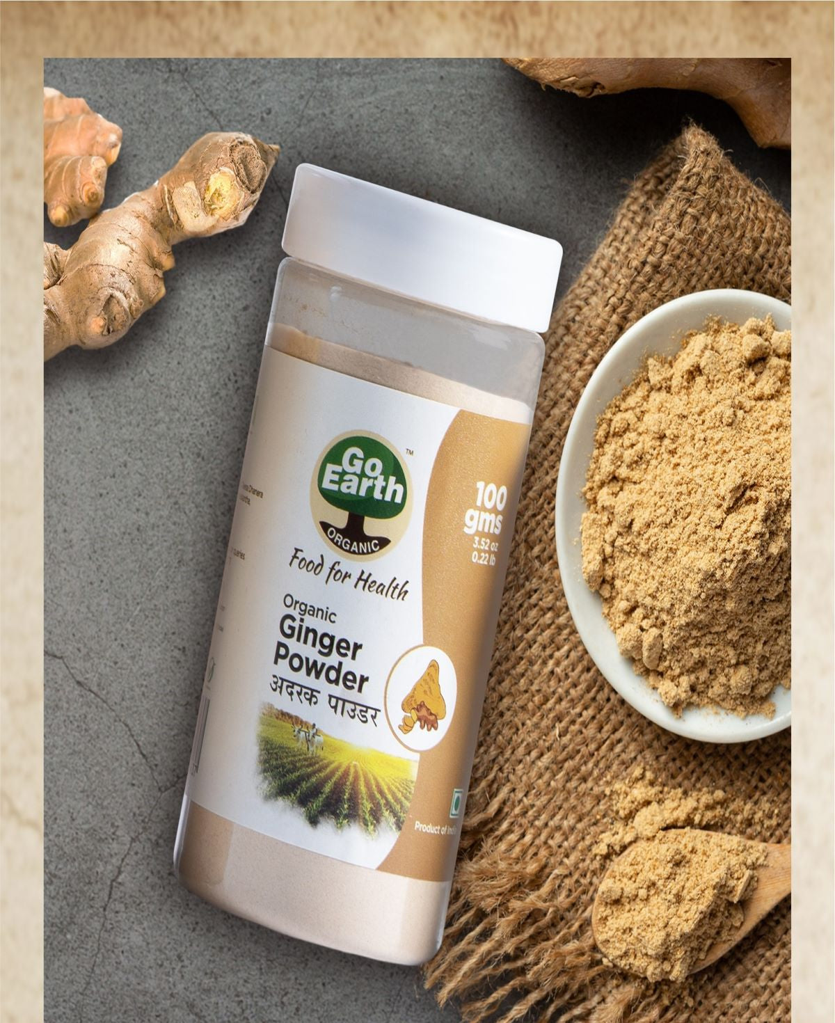 Go Earth Ginger Powder (Sonti Powder) 100g — BasicBrowns